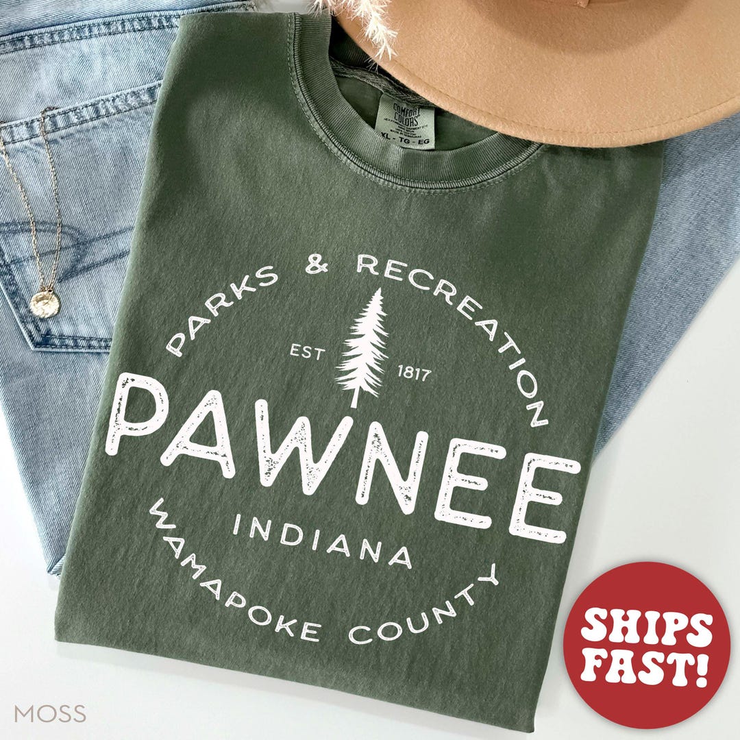 Comfort Colors® Parks and Rec Shirt, Pawnee Shirt, Parks and Recreation ...