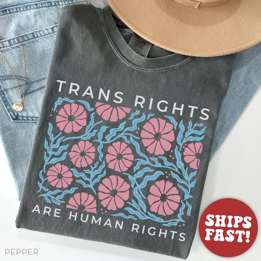 Comfort Colors® Trans Rights Shirt, Equal Rights Shirt, Protect Trans ...