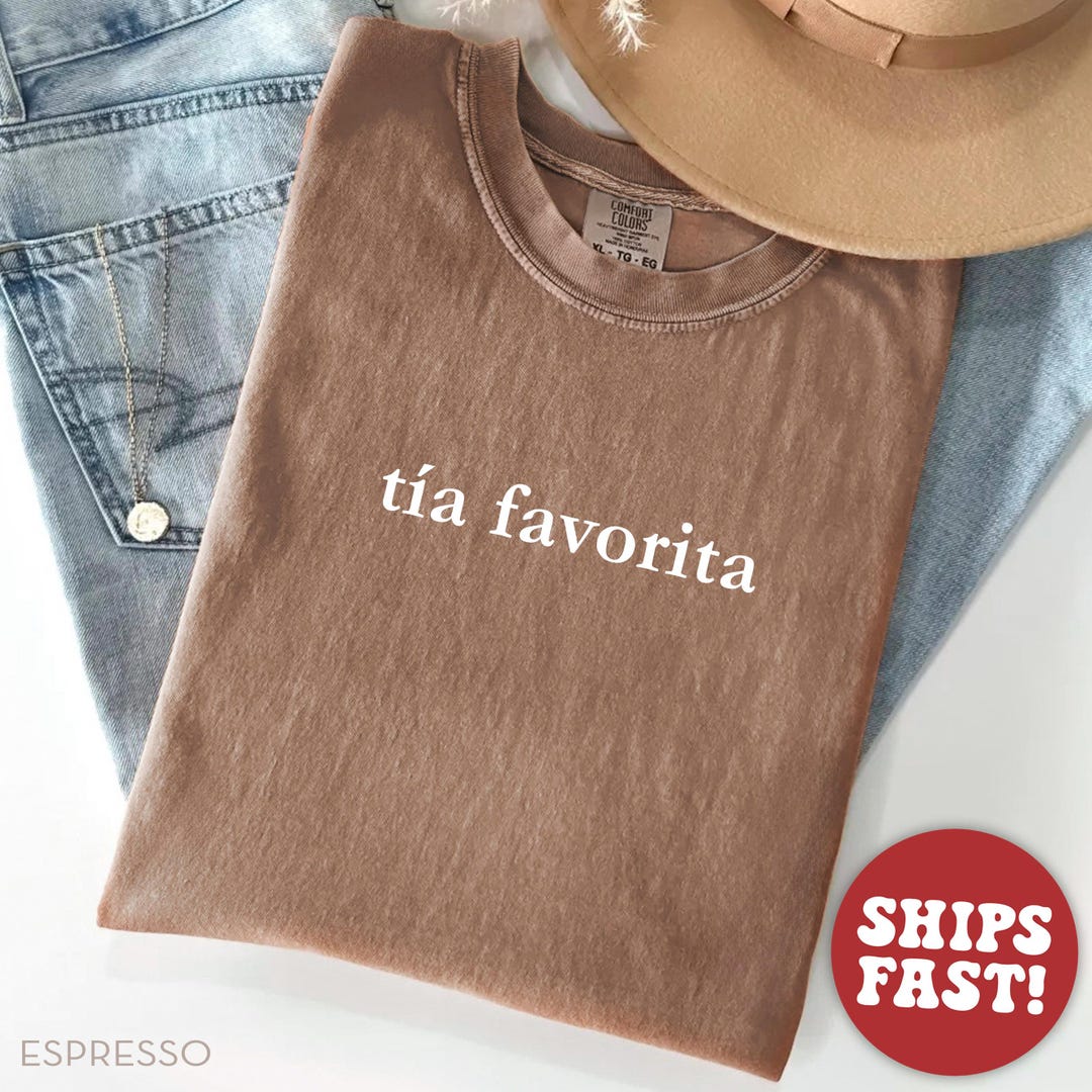 Comfort Colors® Tía Shirt, Titi Shirt, Funny Spanish Pregnancy Announcement for Sister - Etsy