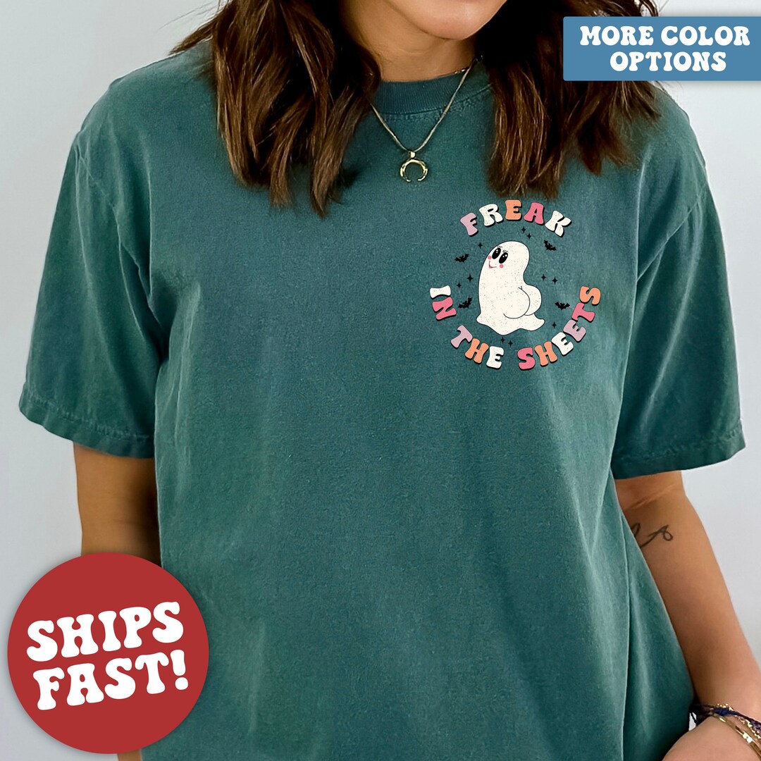 Comfort Colors® Ghost Shirt, Halloween Shirt, Cute Ghost Shirt, Funny ...