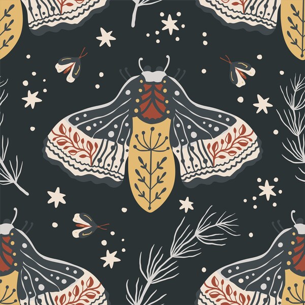 Moth Upholstery Fabric - Etsy