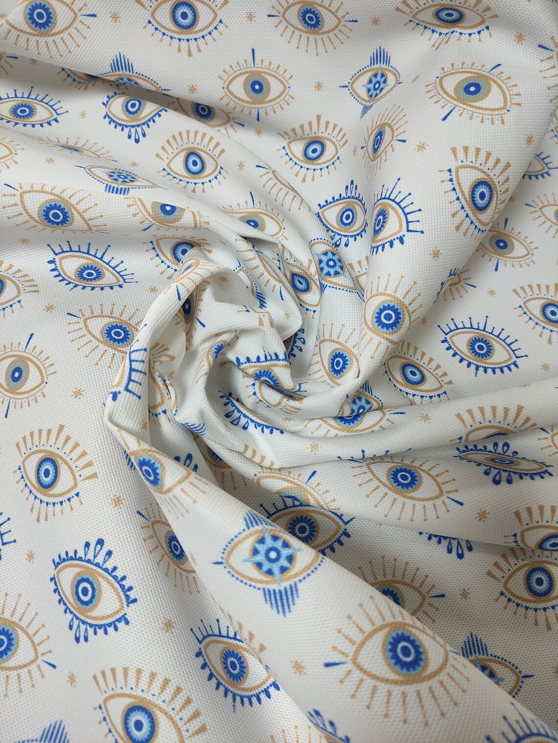 Eyes Fabric Geometric Fabric Polyester Fabric Home - Etsy