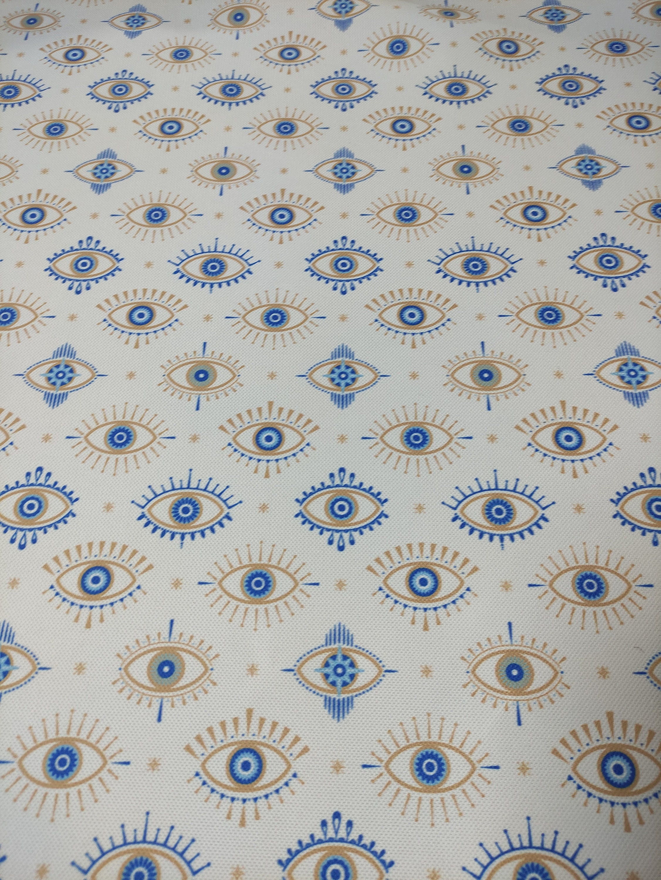 Eyes Fabric Geometric Fabric Polyester Fabric Home - Etsy