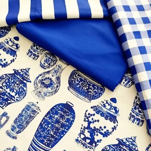 Blue Drapery Fabric - Etsy