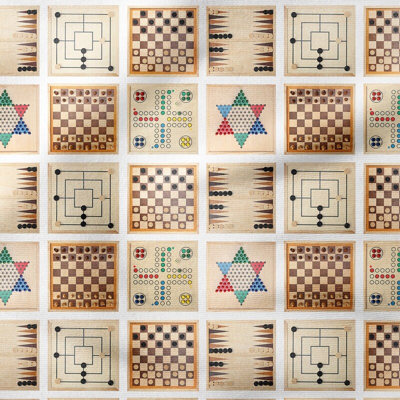 Board Game Fabric - Etsy