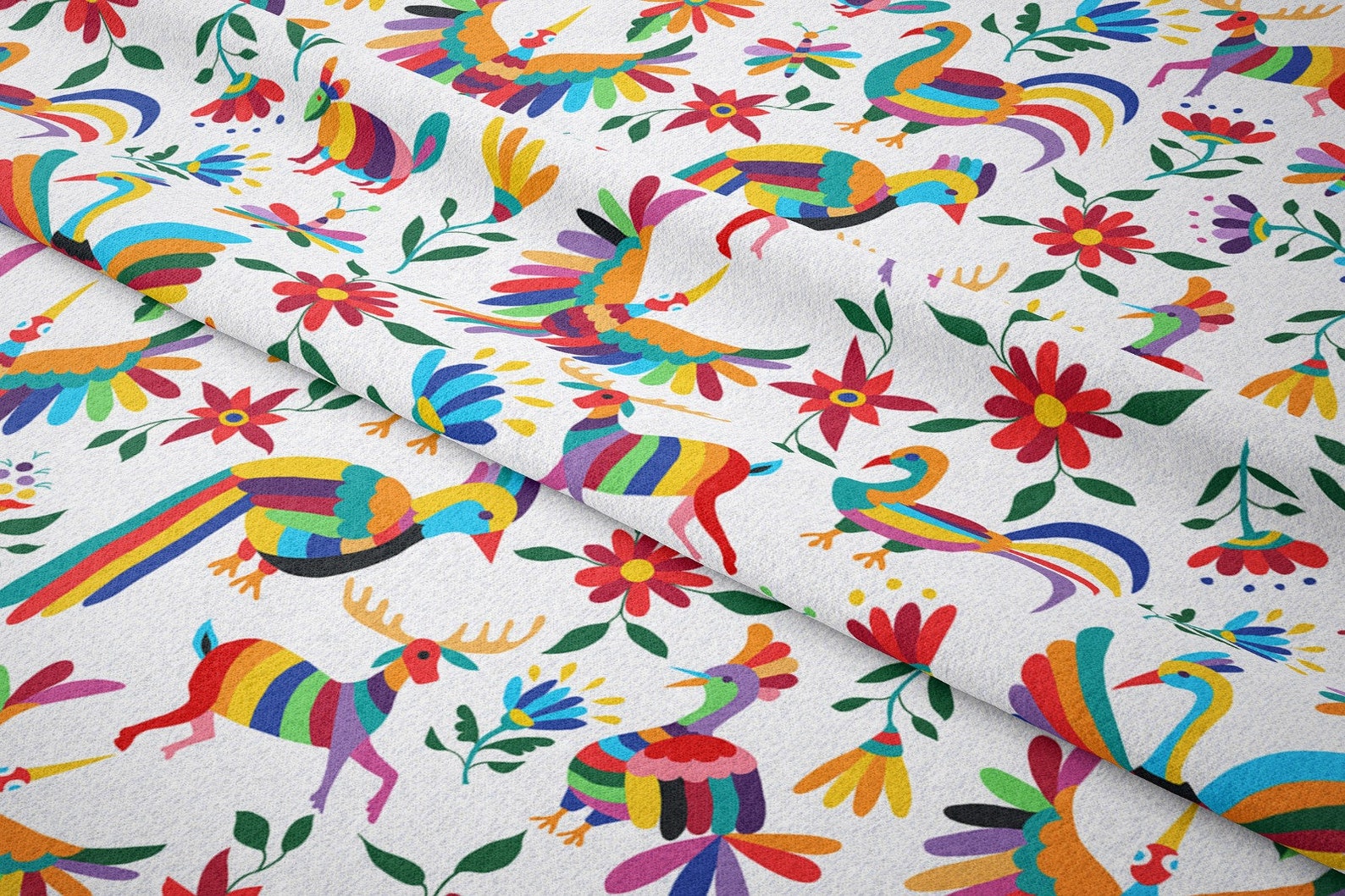 Colorful Mexican Steppes Fabric Mexico Fabric by the Yard - Etsy