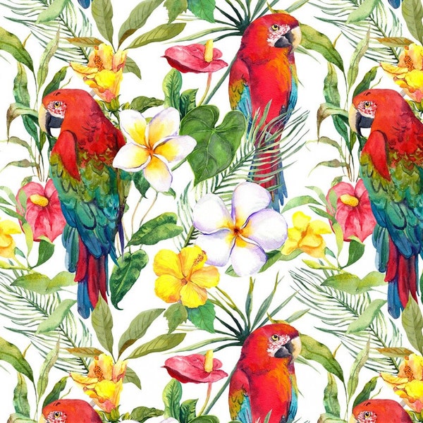 Parrot Fabric - Etsy