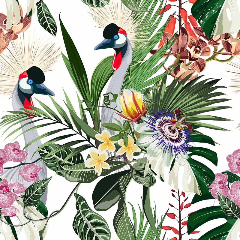 Tropical Fabric - Etsy