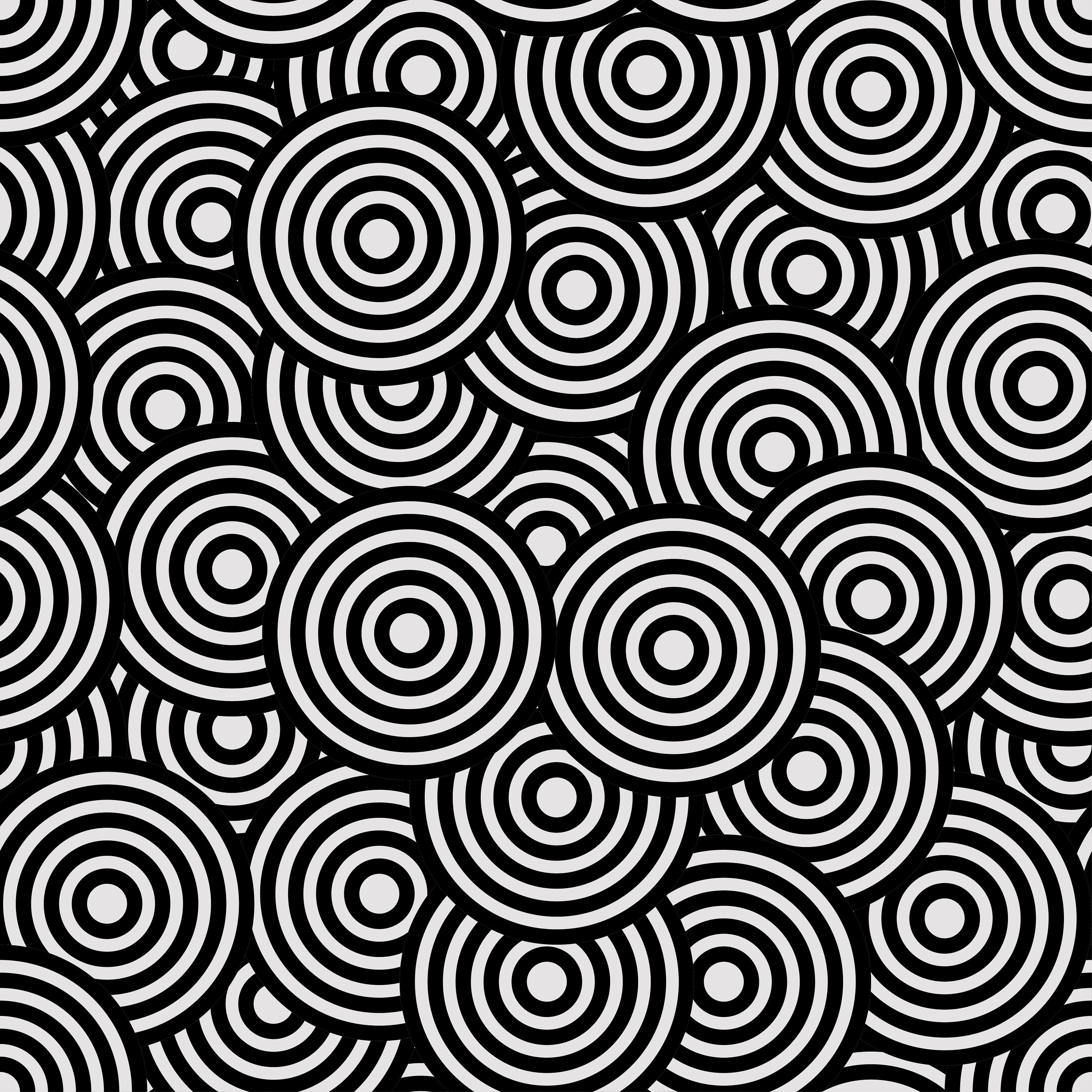 Tribal Circle Fabric Black and White Fabric Upholstery | Etsy