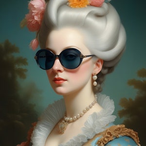 Modern Renaissance Women Illustrations Panel Fabric, Wall Art - Etsy