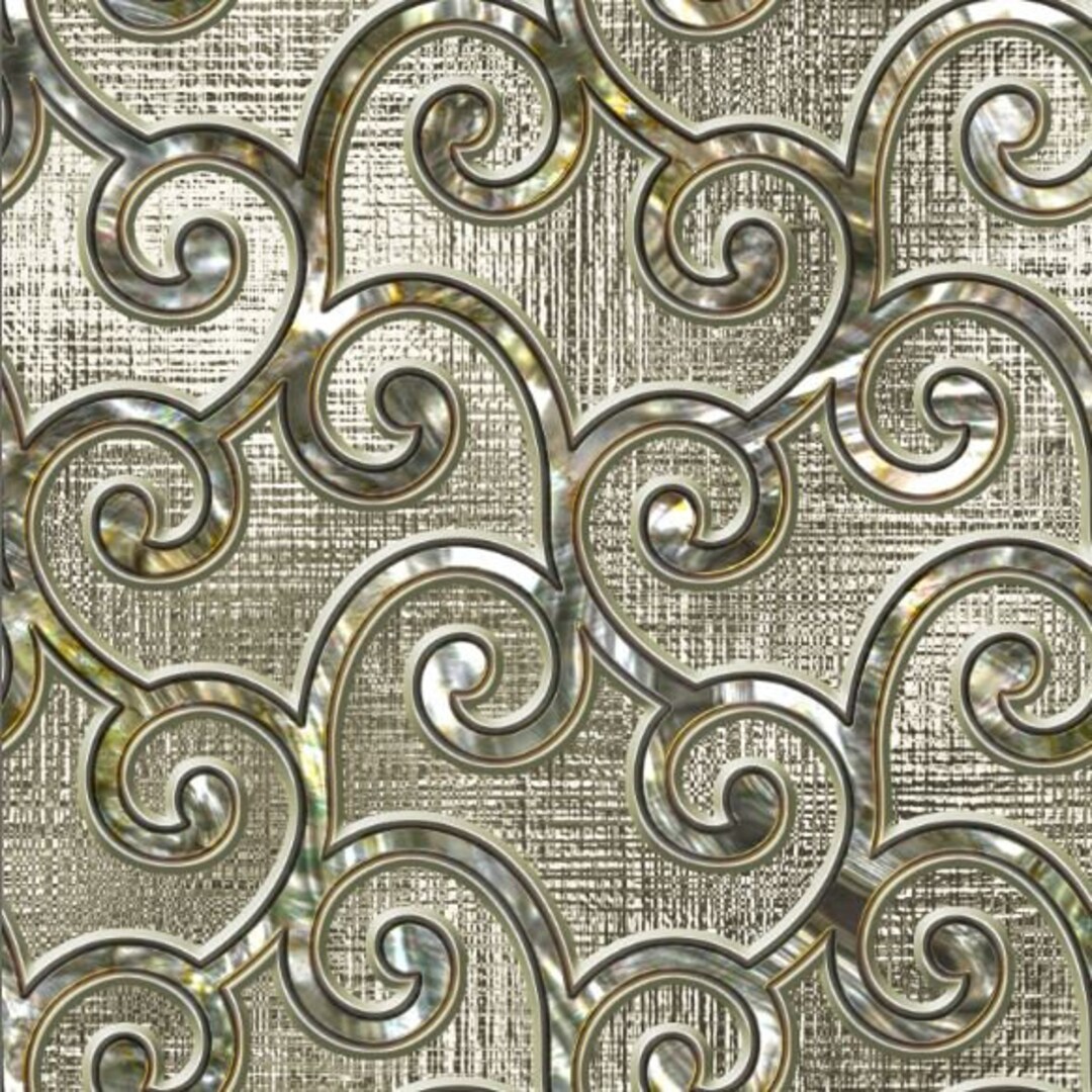 Mirror Effect Fabric on Silver Metallic Background Geometric - Etsy