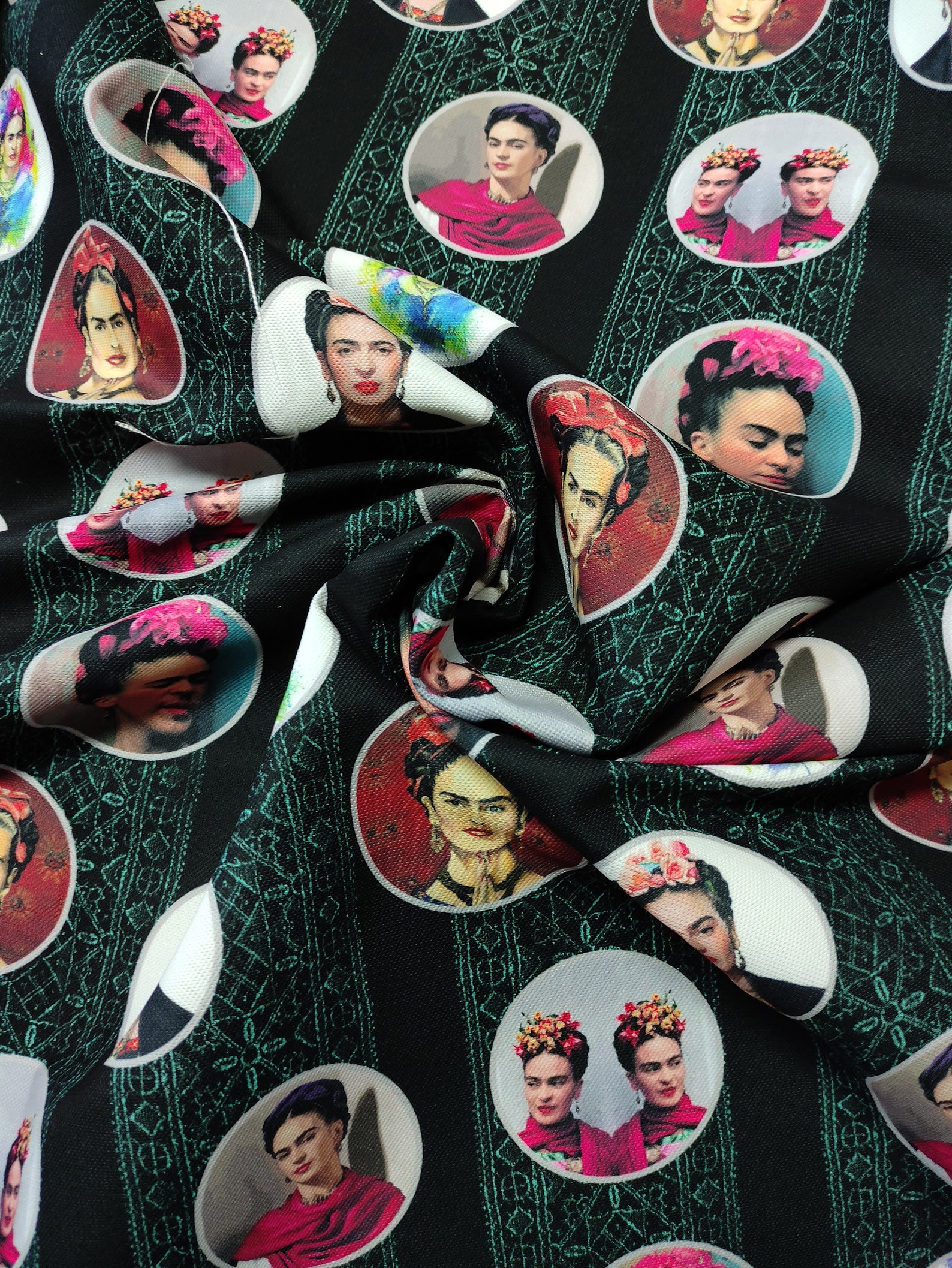 Frida Kahlo Collection Mexico Fabric by the Yard PES Fabric - Etsy