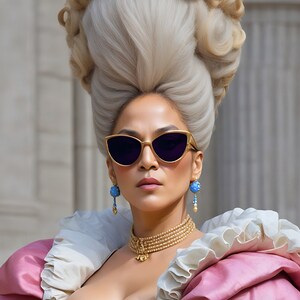 Modern Renaissance Women Illustrations Panel Fabric, Upholstery, Print ...