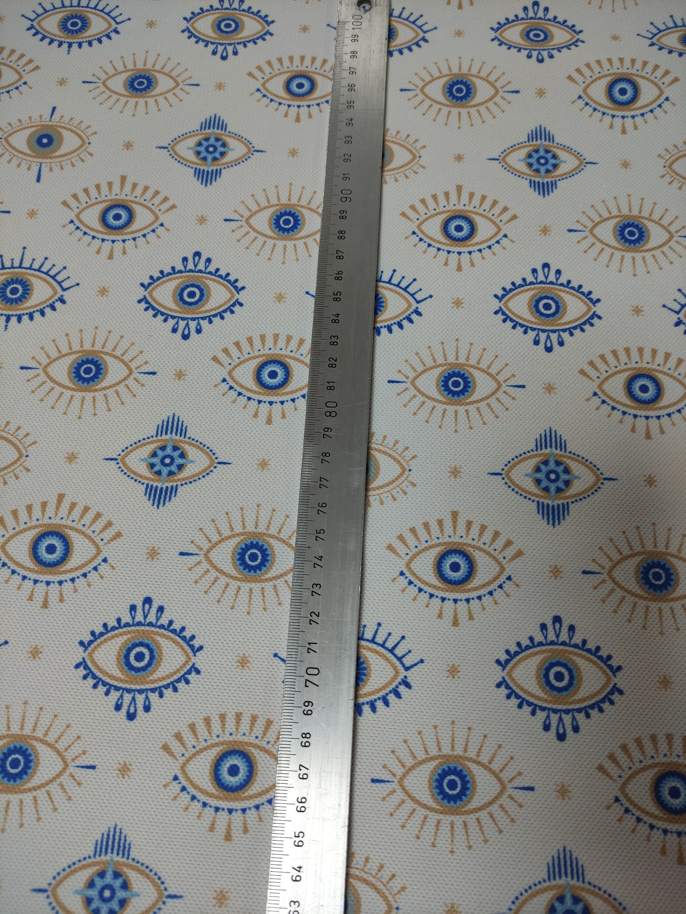 Eyes Fabric Geometric Fabric Polyester Fabric Home - Etsy