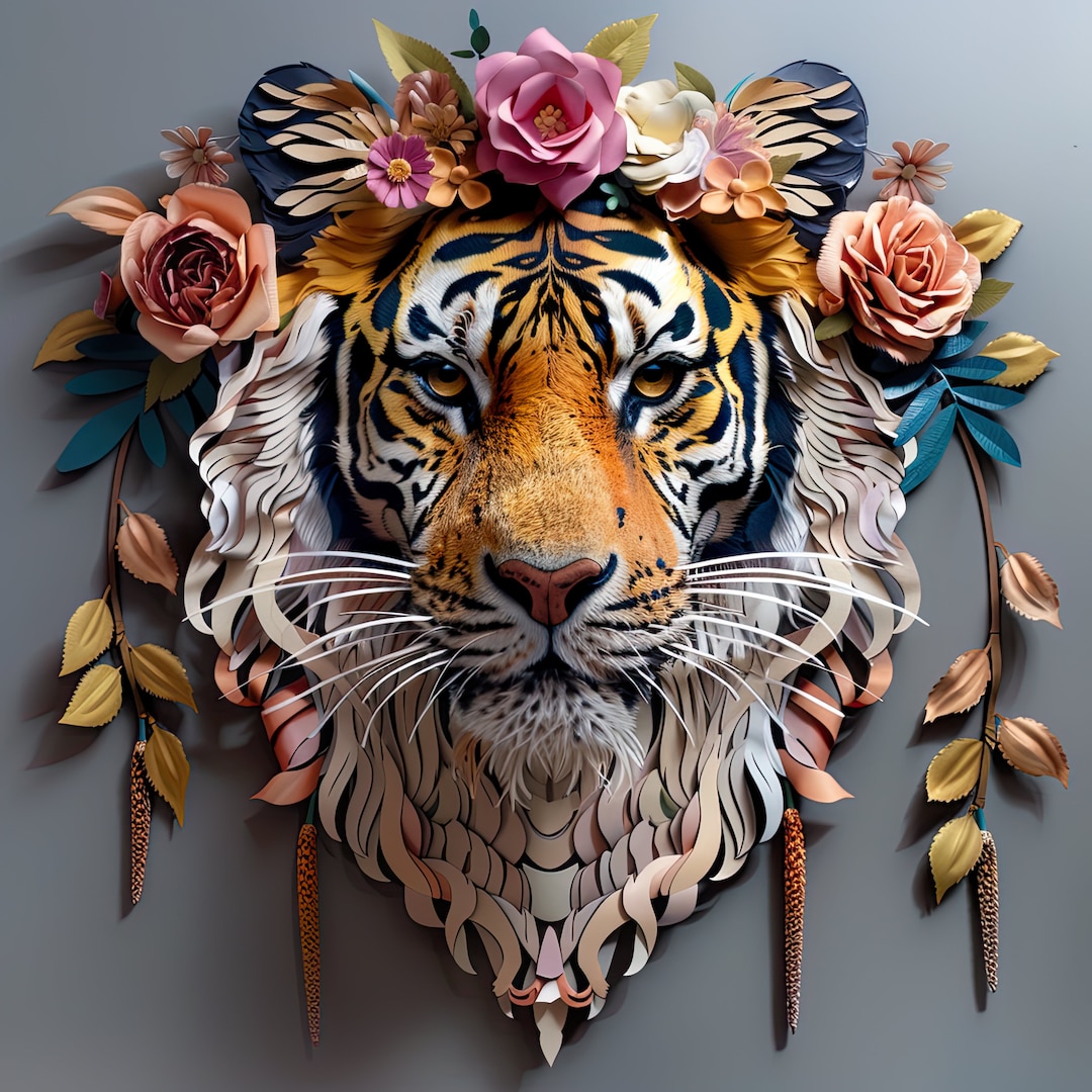 Tiger Panel Fabric | Poster Fabric | Chair Upholstery | Home Decor ...