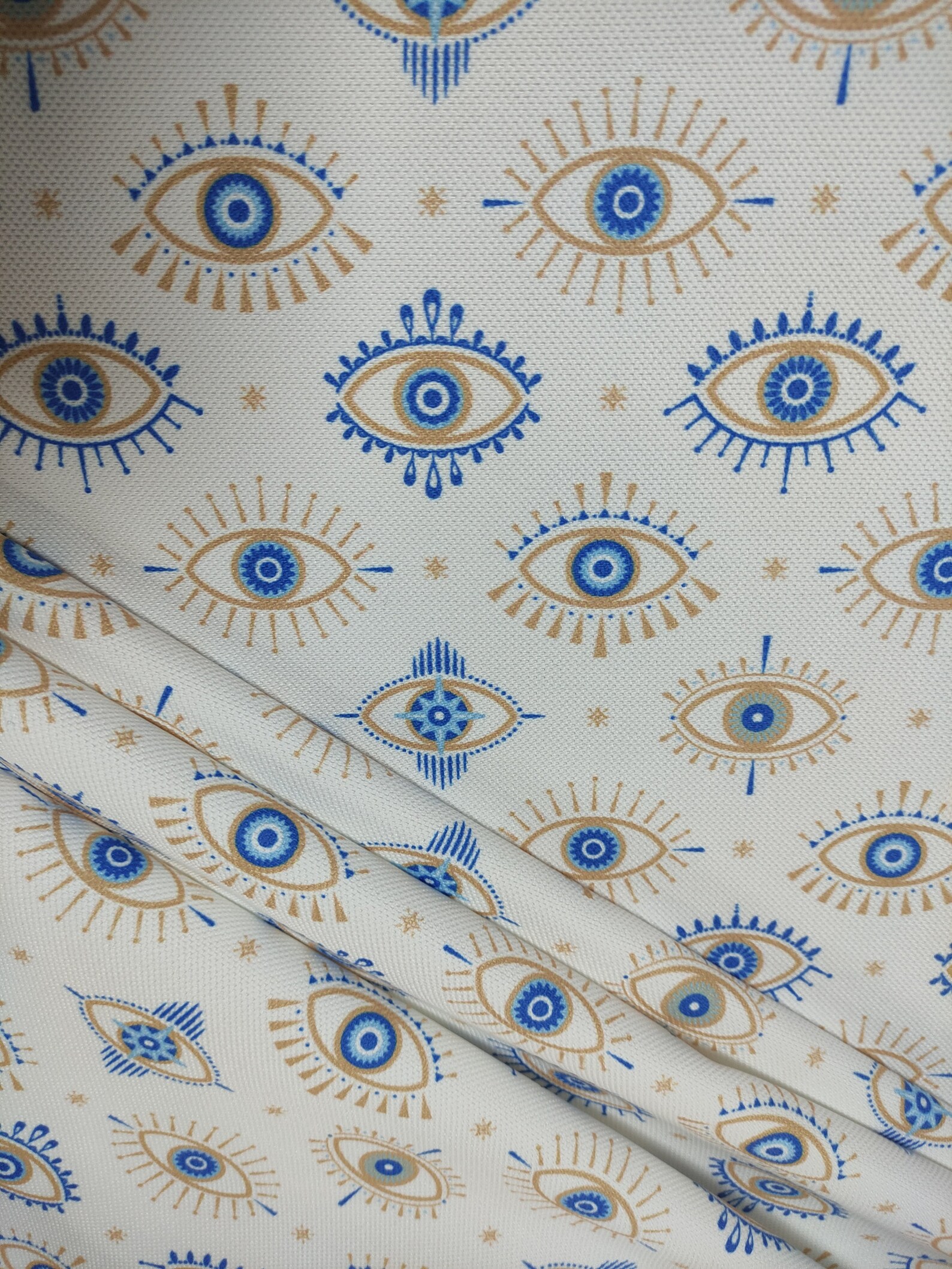 Eyes Fabric Geometric Fabric Polyester Fabric Home - Etsy