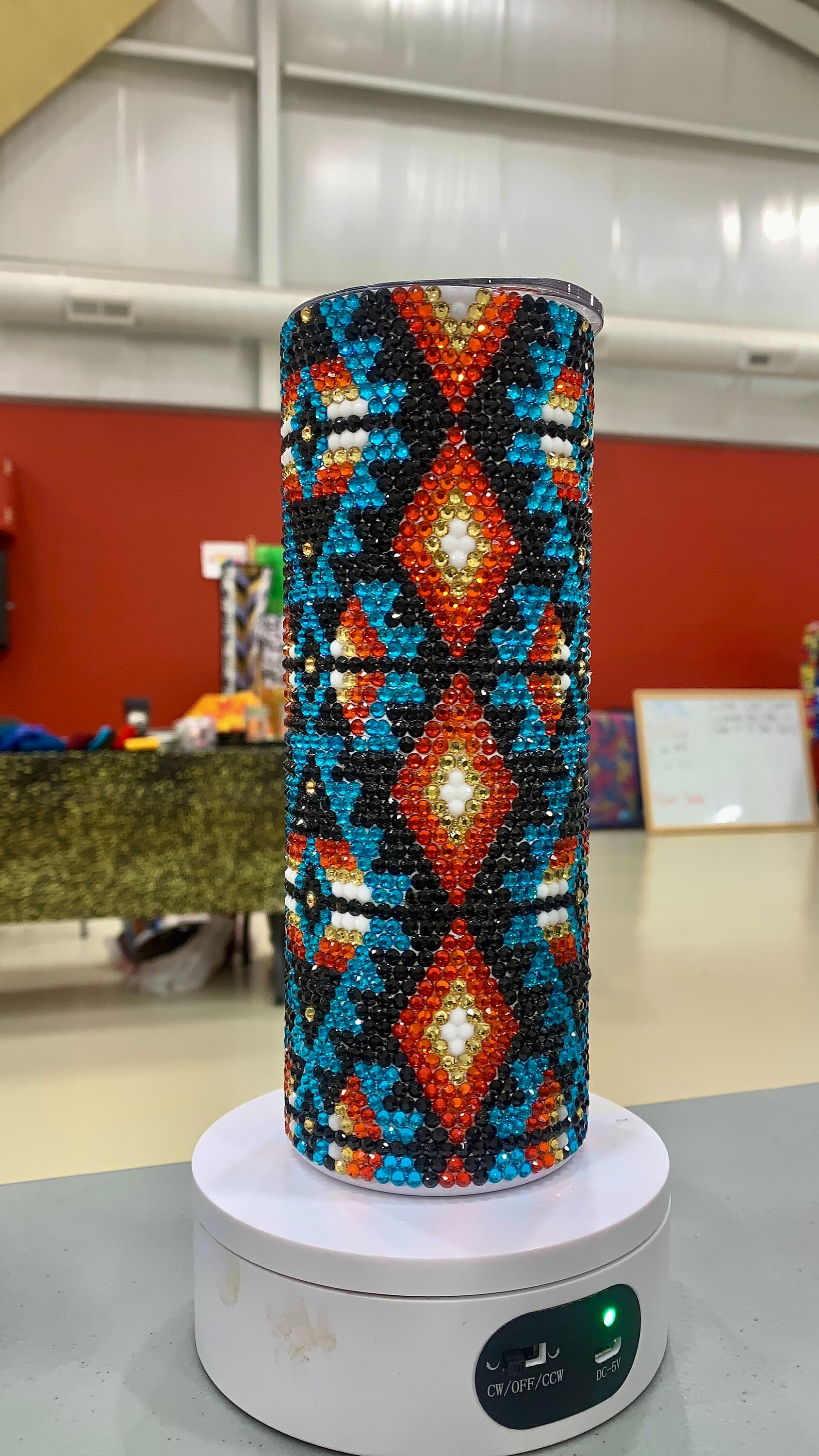 Native American Print Bling Tumbler - Etsy