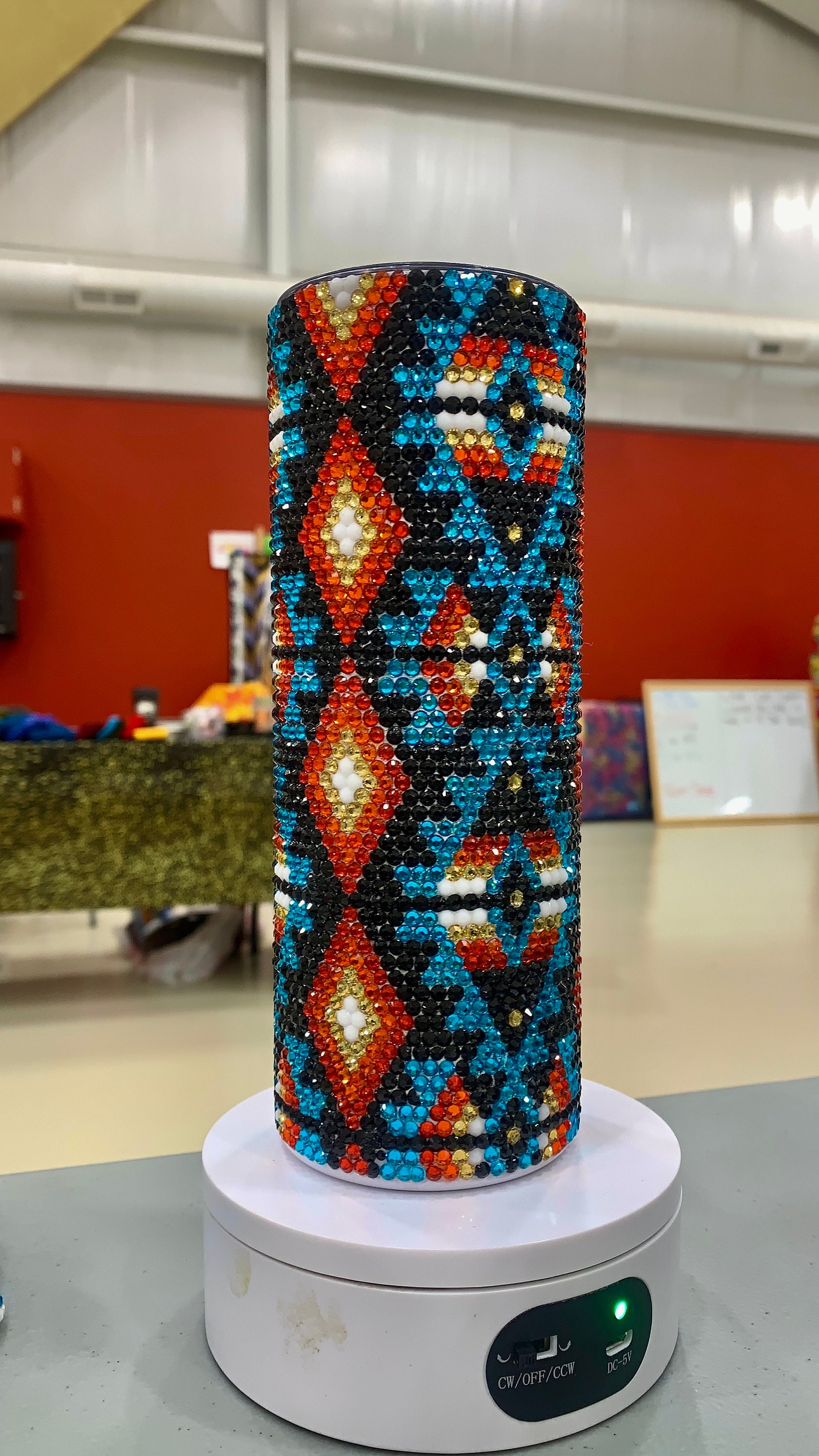 Native American Print Bling Tumbler - Etsy