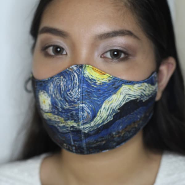 Van Gogh Mask - Etsy