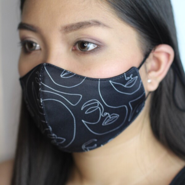 Abstract Face Mask - Etsy