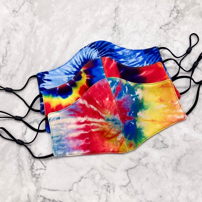 Tie Dye Face Mask - Etsy