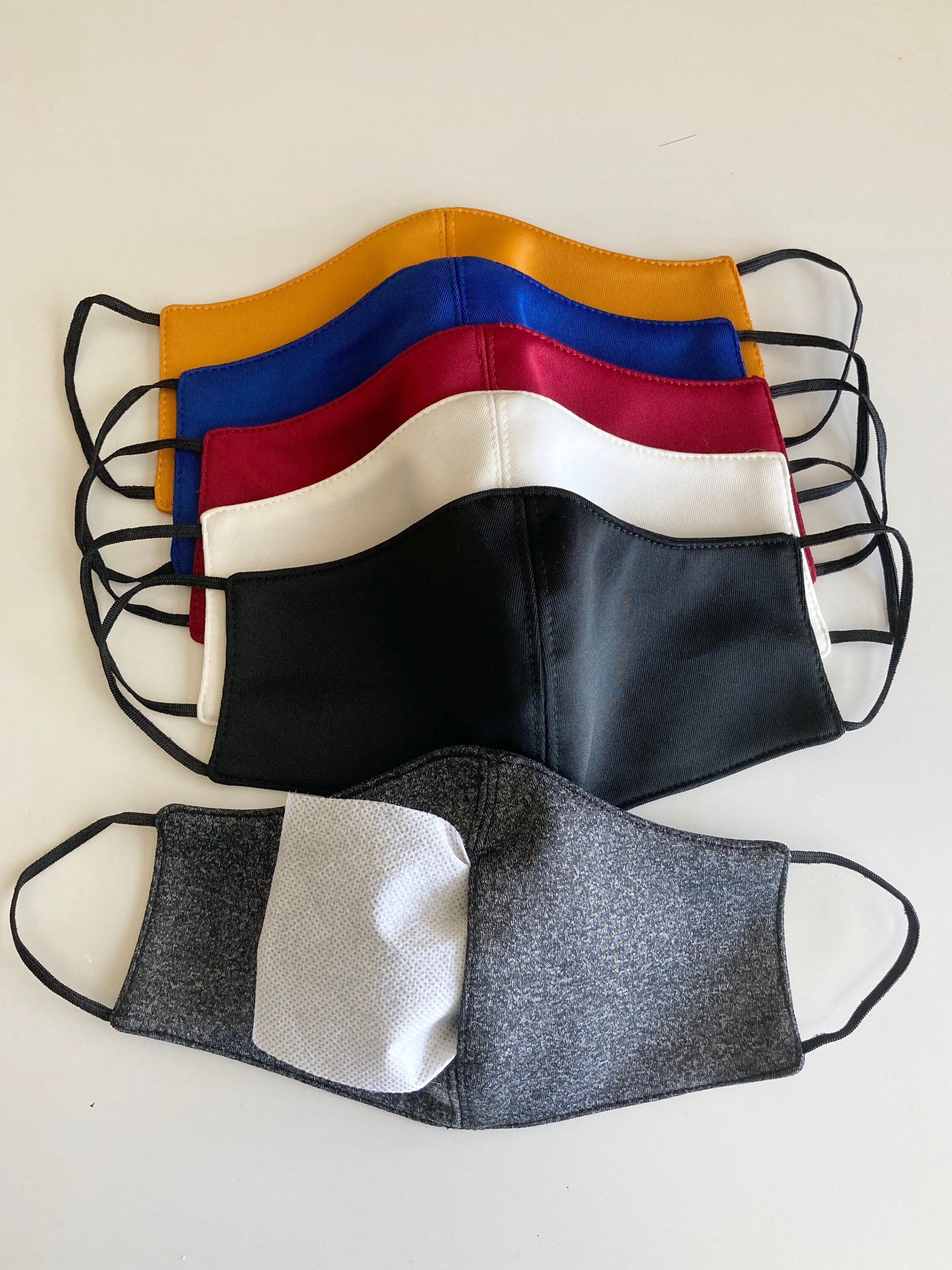 SMALL FACE MASK With Filter Pocket | Teens Mask | Elastic Band - Etsy