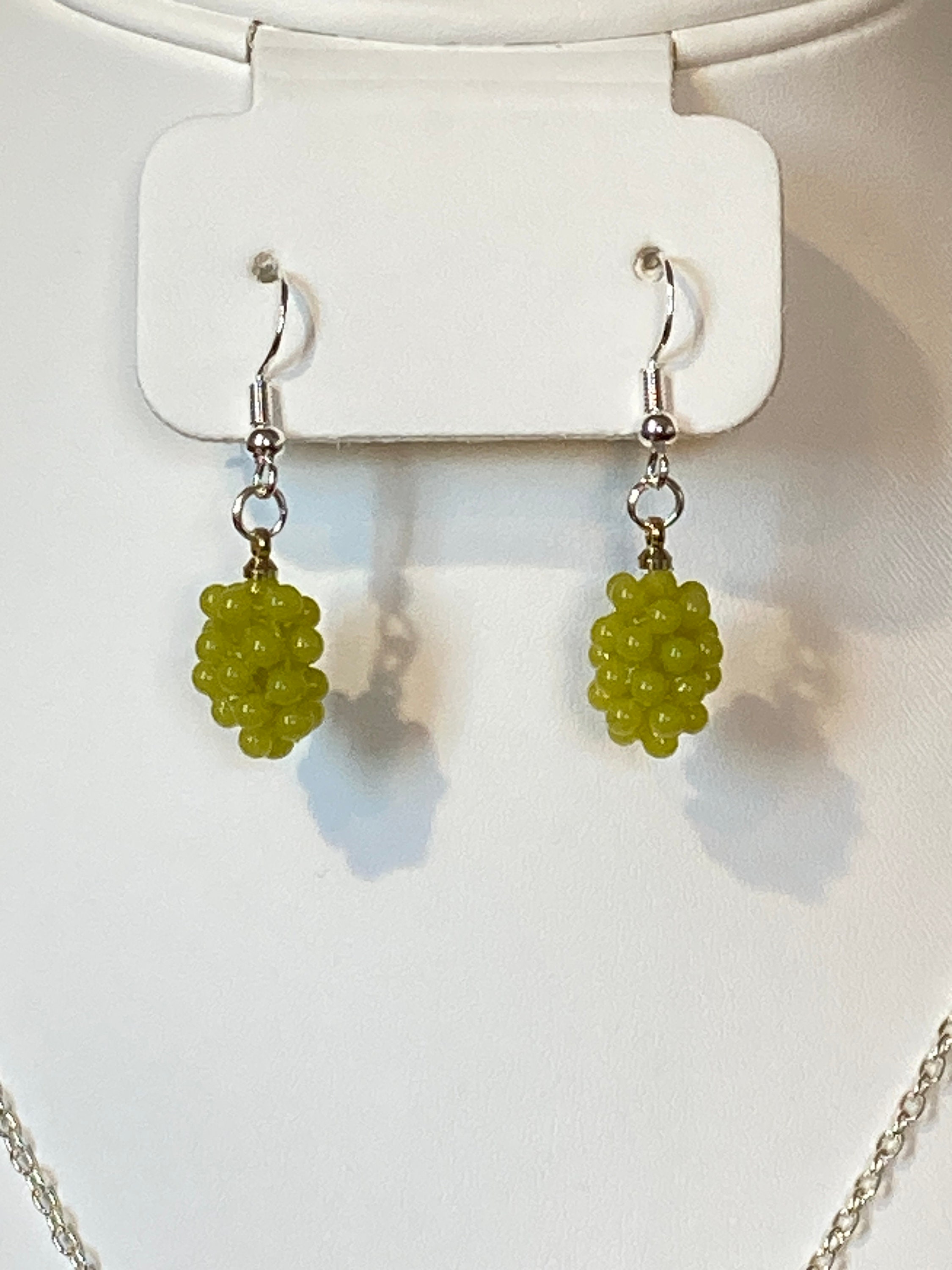 Grapes Jewelry Set - Etsy