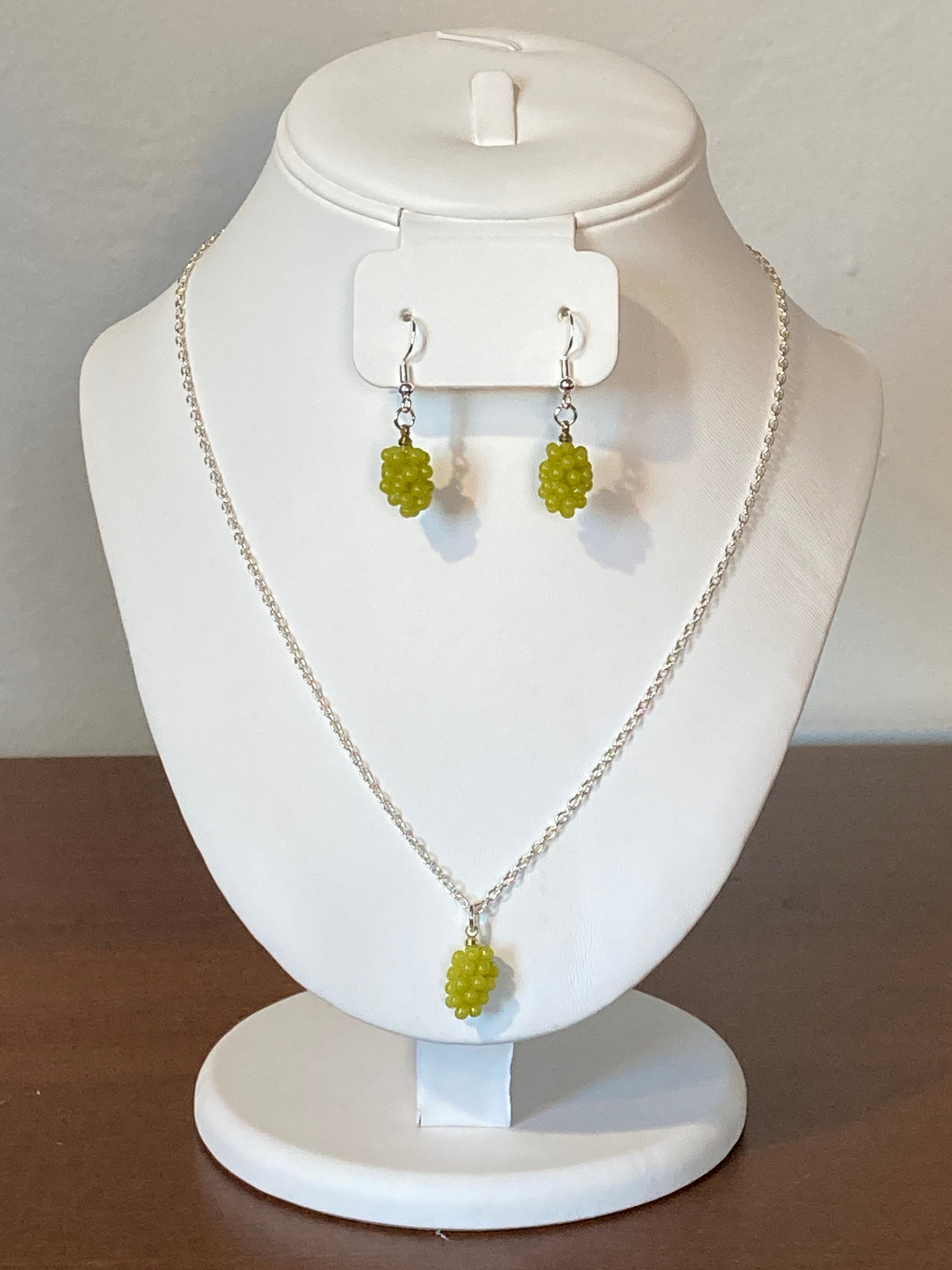 Grapes Jewelry Set - Etsy