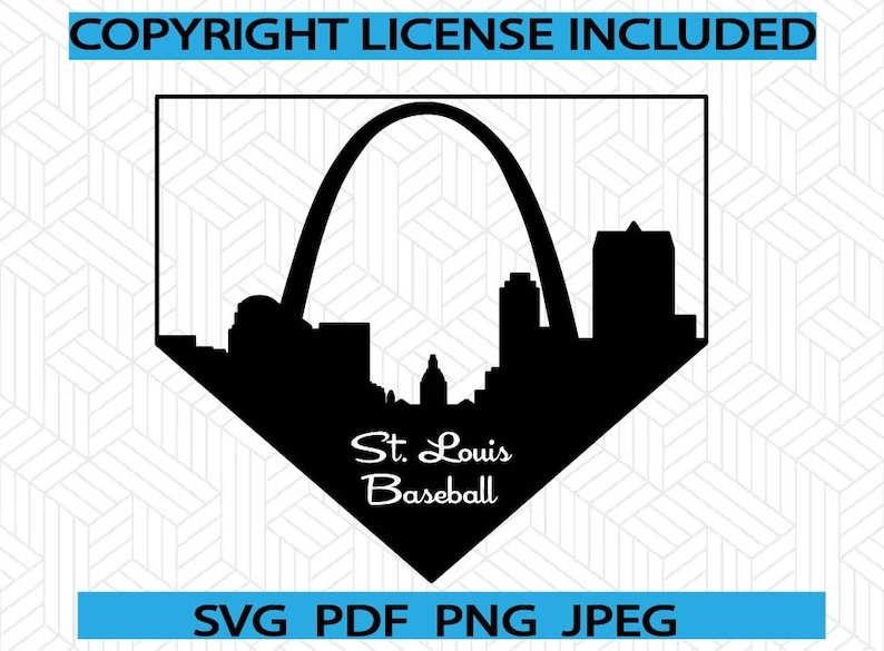 St Louis Baseball SVG, PNG, PDF, Jpeg | Cardinals | Stl | City ...