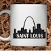St. Louis SVG, St. Louis Skyline SVG, STL, Png, Pdf, Jpeg, St. Louis ...