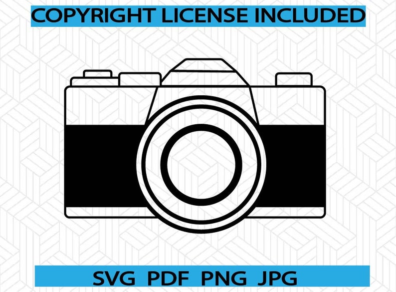 SLR Camera SVG | PDF Png Jpg | Photo | Photography | Film | Instant ...