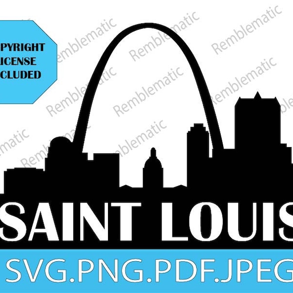 Saint Louis Skyline - Etsy