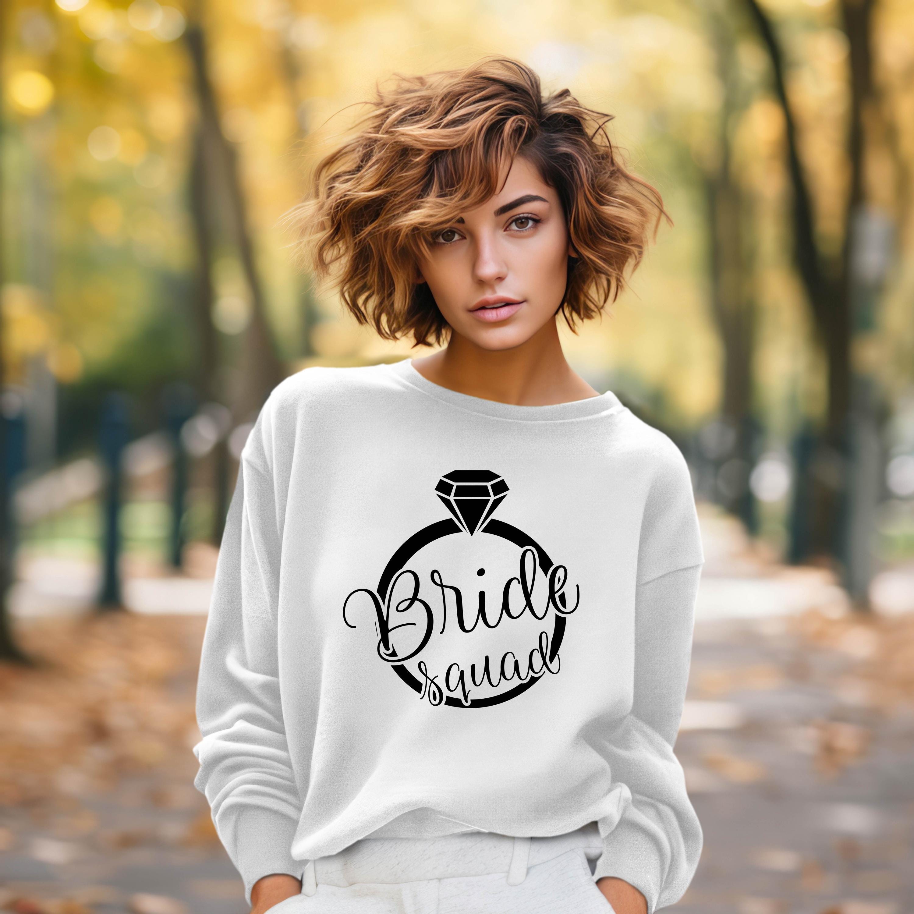 Bride Squad Engagement Ring SVG | PDF PNG Jpg | Wedding | Bachelorette ...