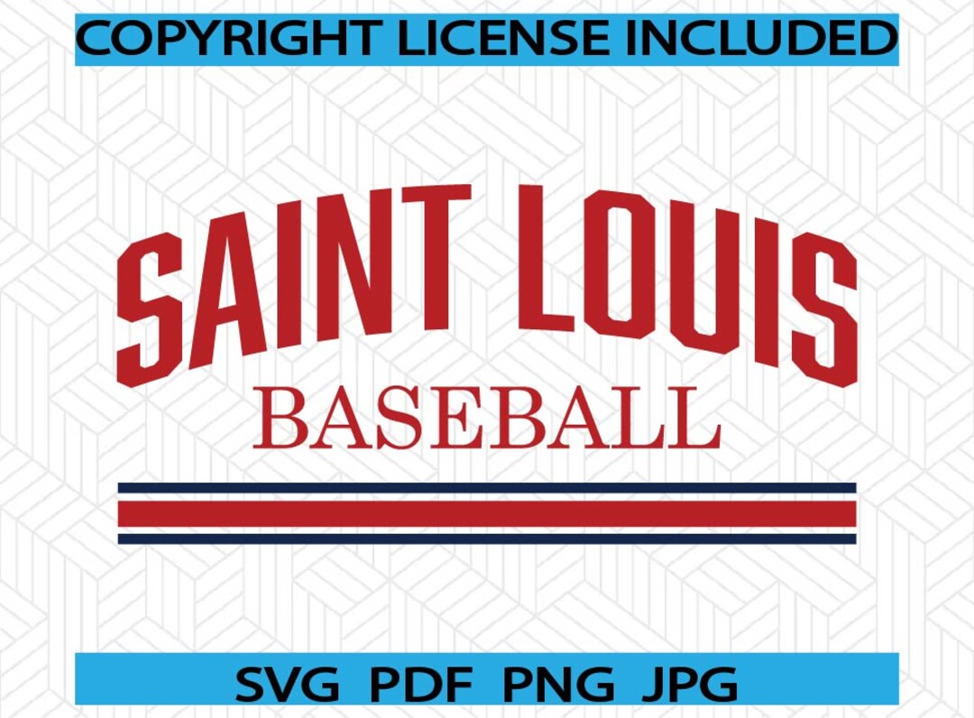 Saint Louis Baseball SVG | St Louis Cardinals | PNG, Pdf, Jpeg | Busch ...