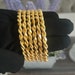 2'li Adana Burma Bilezik Altin Gold Bangles 22 Carat Gold Plated 6 Mm ...