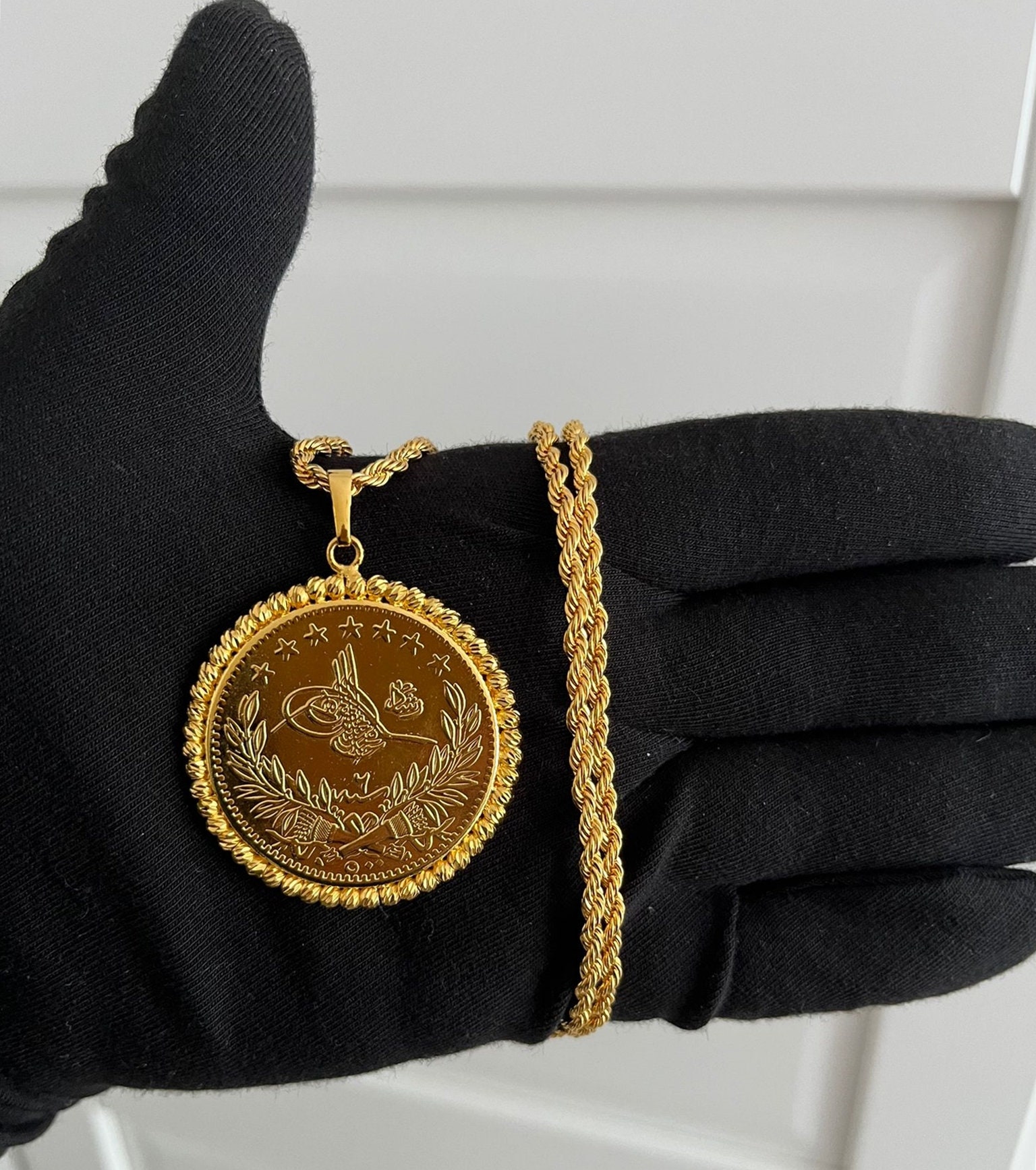 Besibirlik Resat Dorika Necklace Gold Women's Jewelry Altin Kolye Gold ...