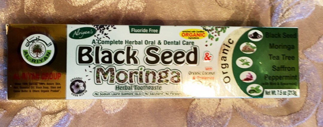 Pasta de dientes de semilla negra - Etsy España