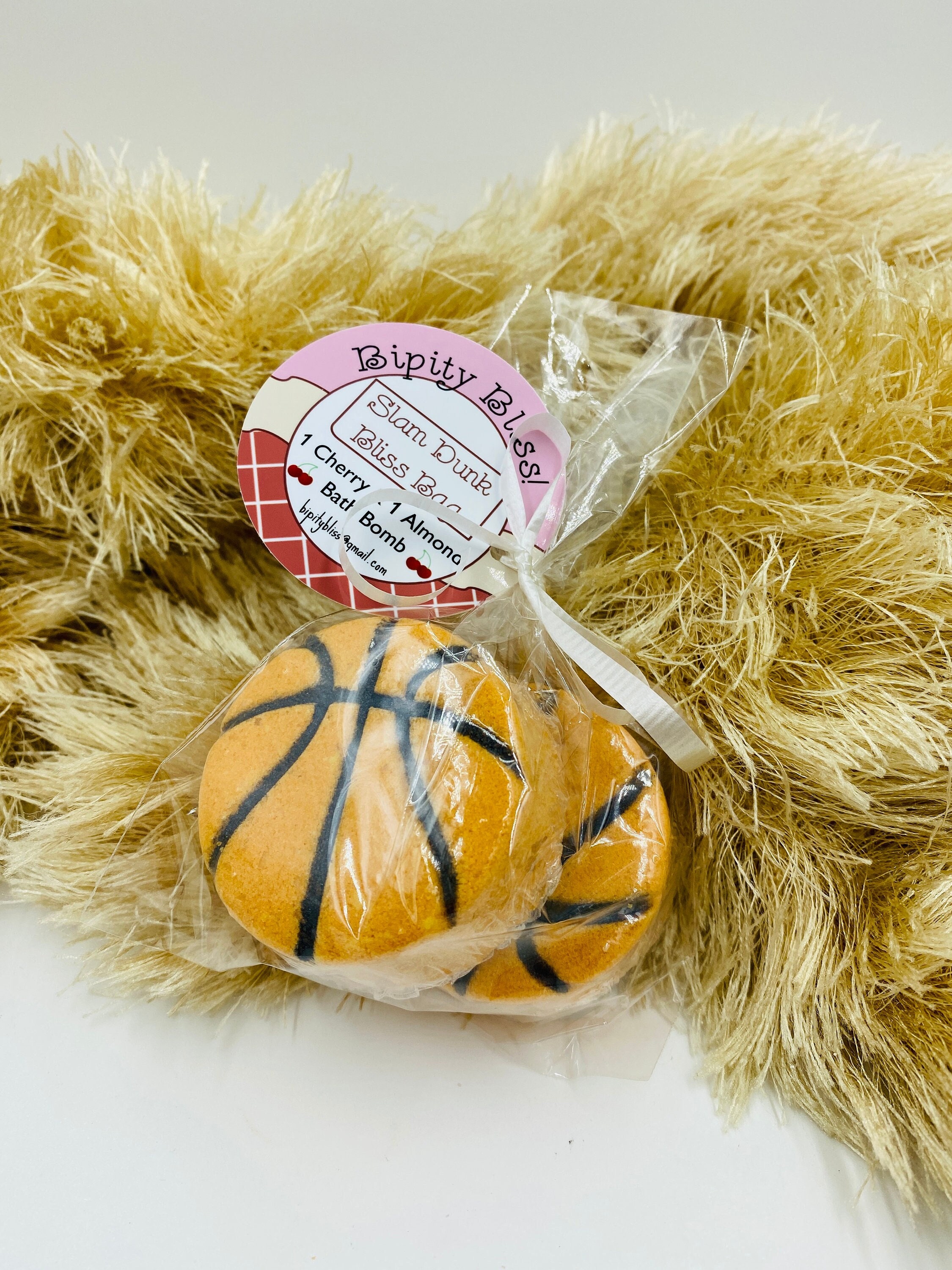 Basketball Bath Bomb Gift Set - Homemade Sports Bath Fizzies for ...
