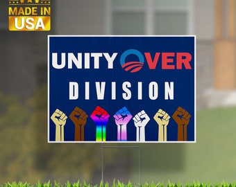 Unity Over Division - Etsy