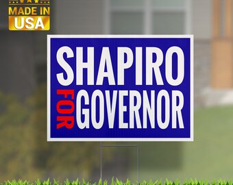 Shapiro Yard Sign - Etsy