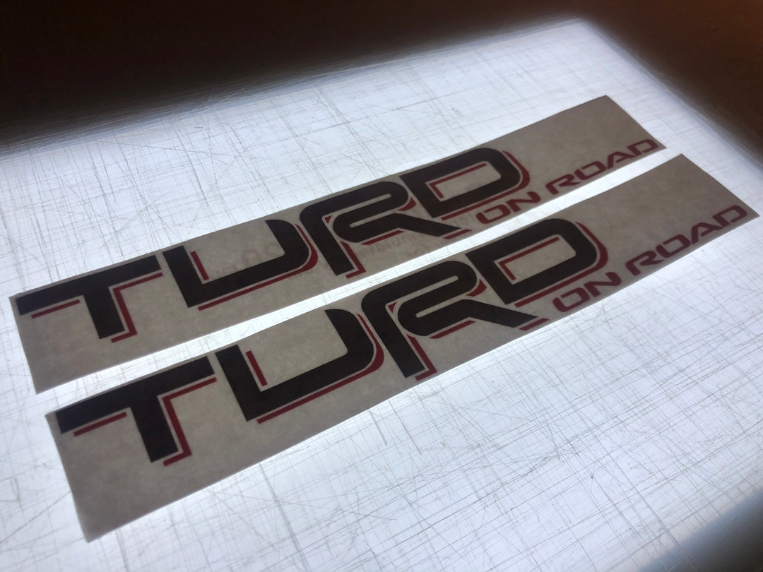 TURD on Road 8.25 2 Color Decal SET - Etsy