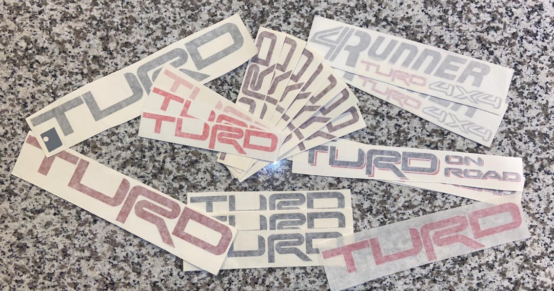 Assorted Turd Single Color Decals - Etsy