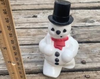 Vintage 1950s Christmas Royalite Hard Plastic Snowman Light Royal ...
