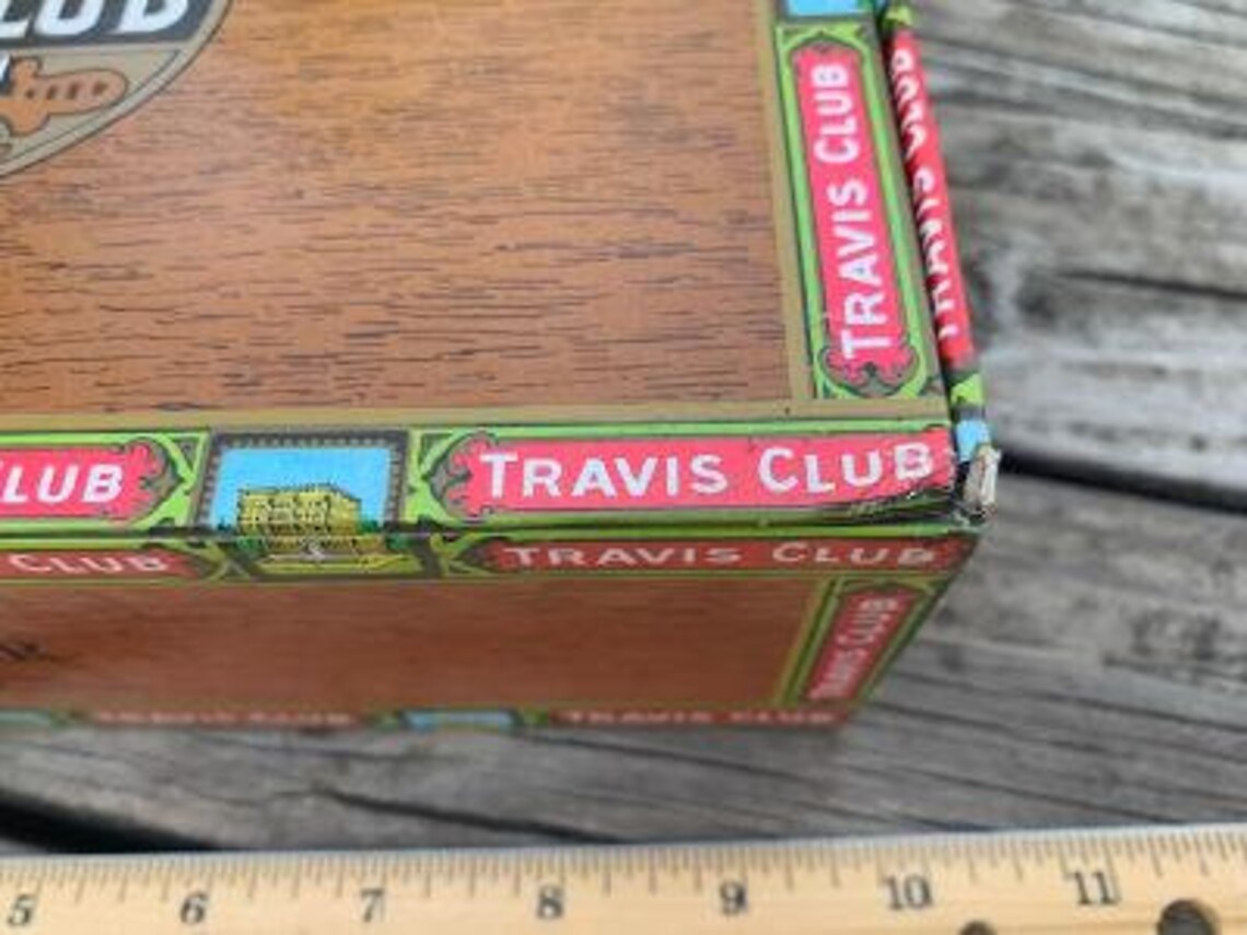 Travis Club Senator Cigar Box Vintage - Etsy UK