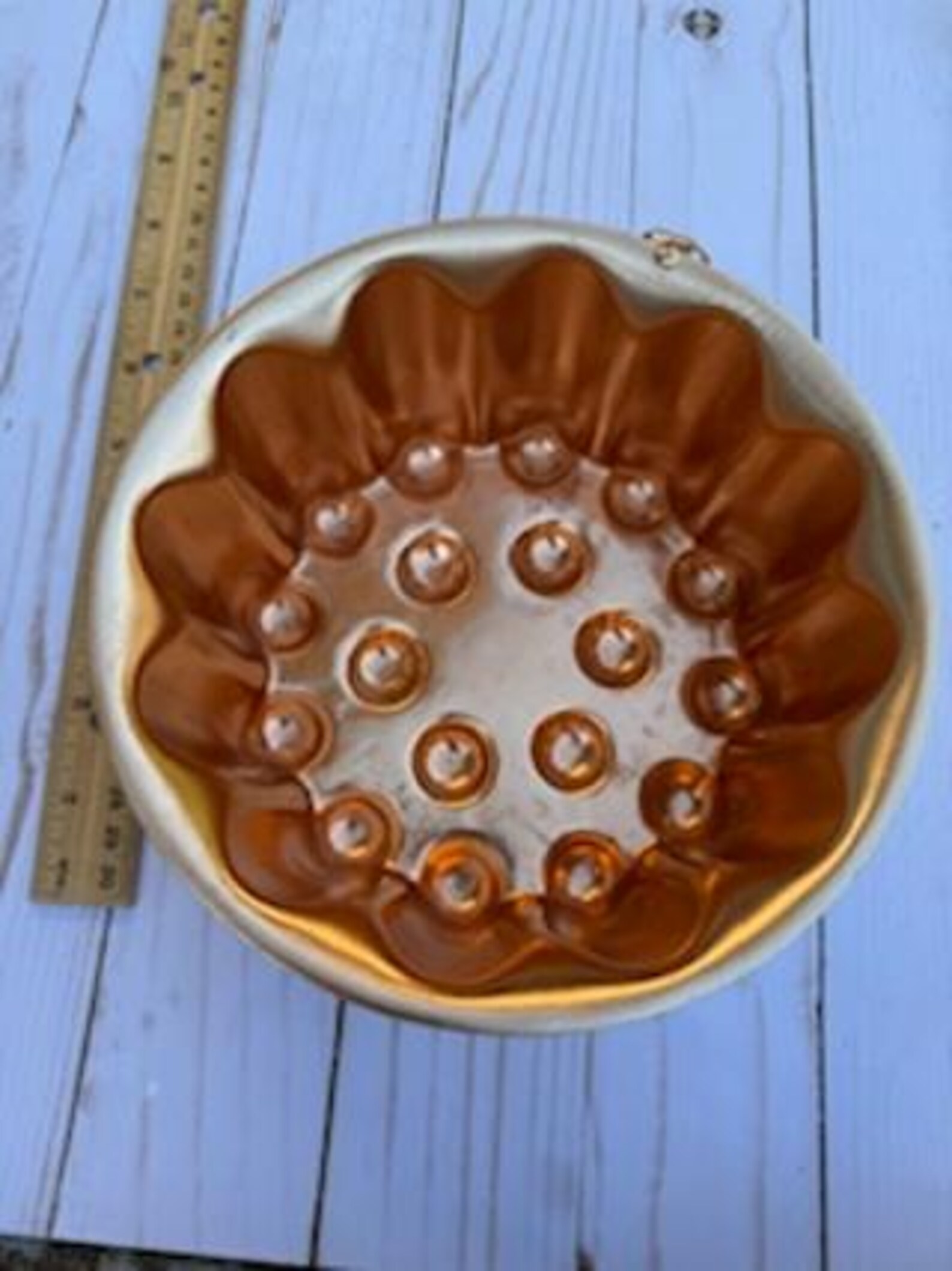 Vintage Copper 4 Cup Round Jello Mold/wall Hanging - Etsy
