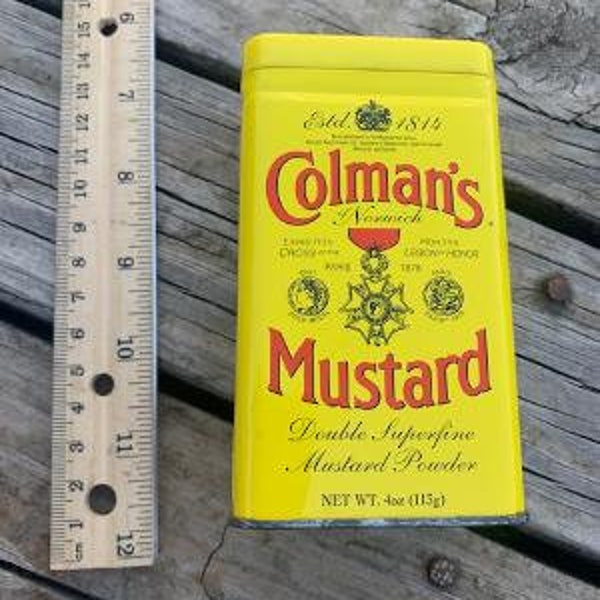 Mustard Spice Tin - Etsy