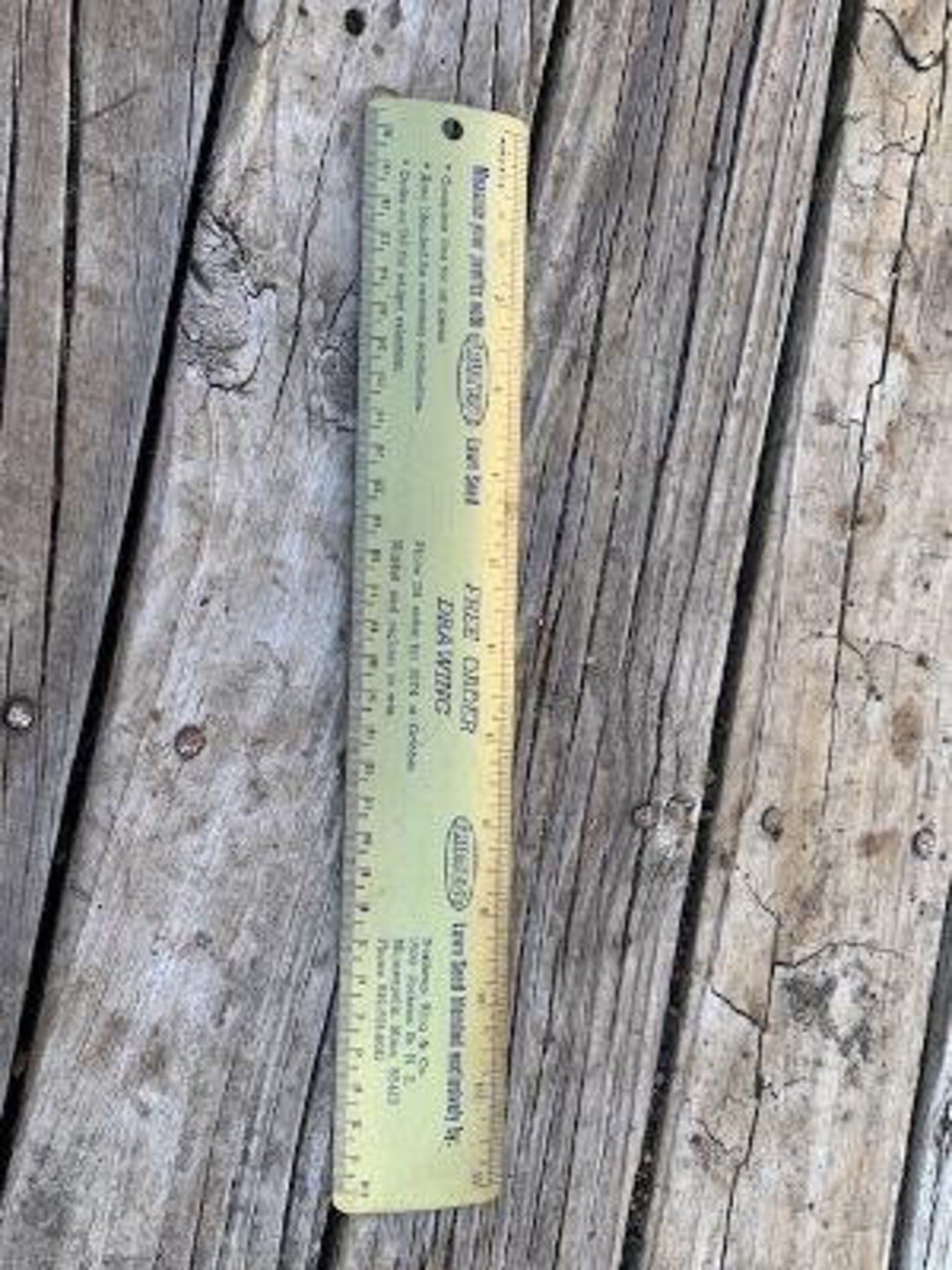 1974 Tru-test Lawn Seed 12" Ruler - Etsy