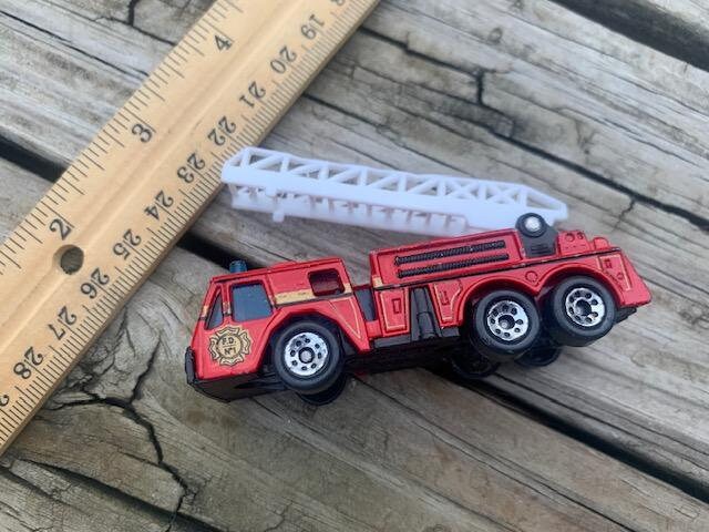 1982 Matchbox Red Fire Engine With Ladder - Etsy