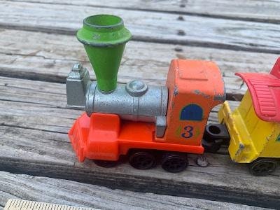 1980 Mattel First Wheels Train Engine & Caboose - Etsy