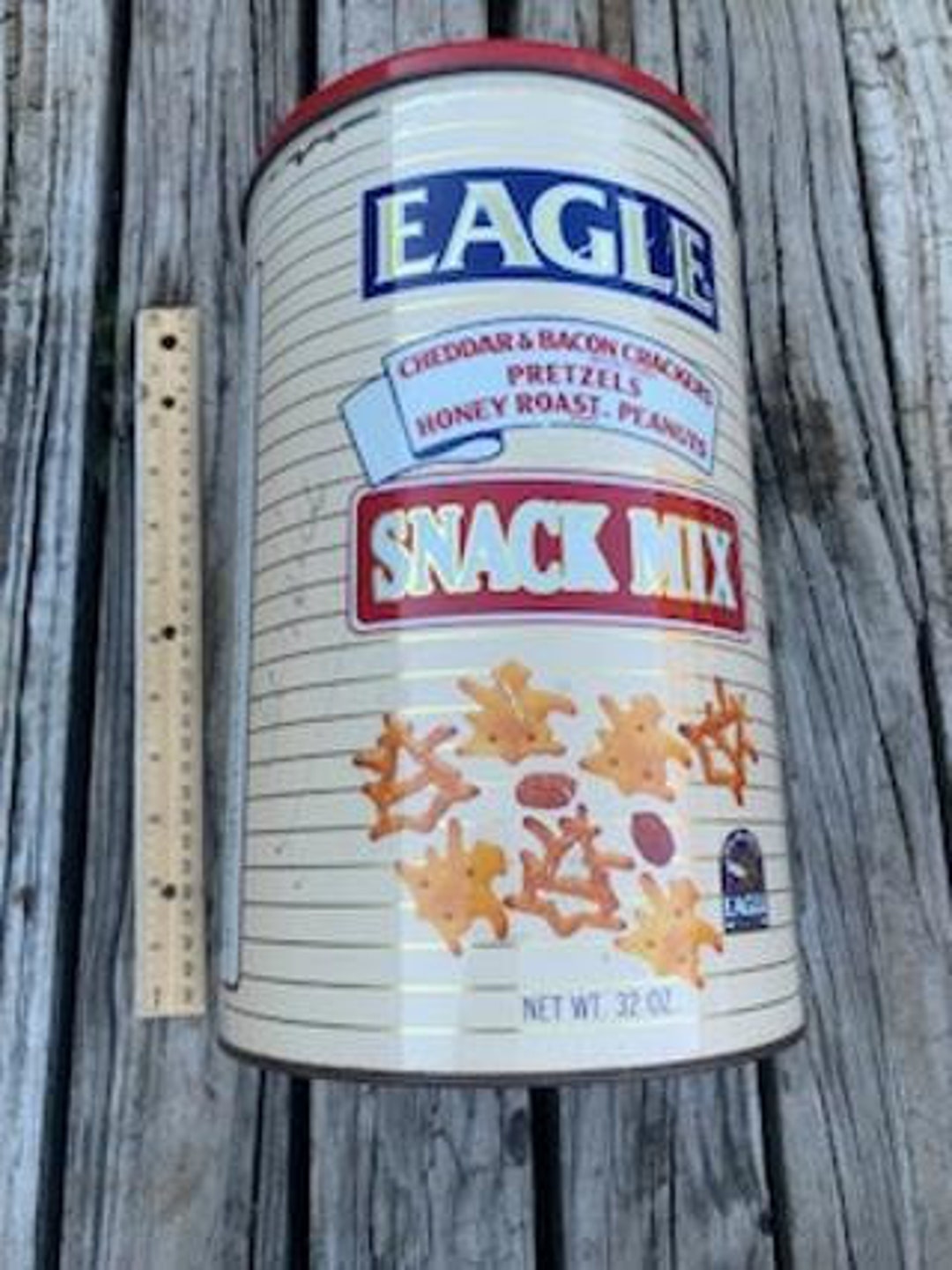 Vintage Eagle Snack Mix 32 Oz. Tin (empty) - Etsy